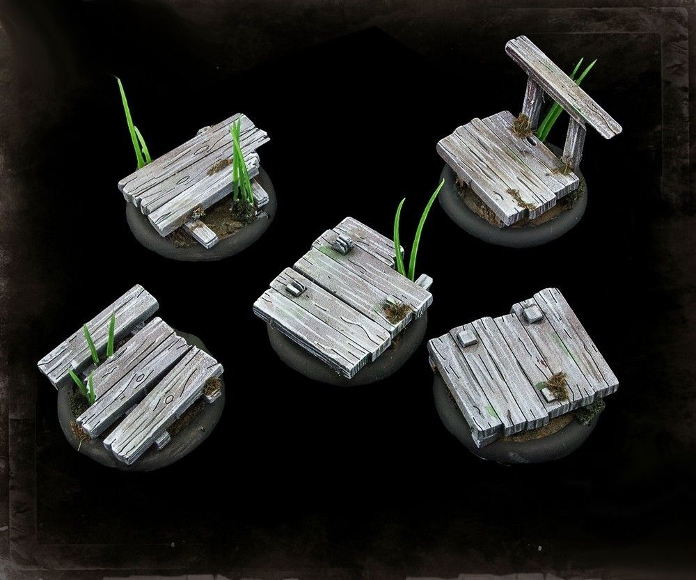 Malifaux Bayou Bases - 23mm for 30mm Bases Custom Meeple | Wayland Games
