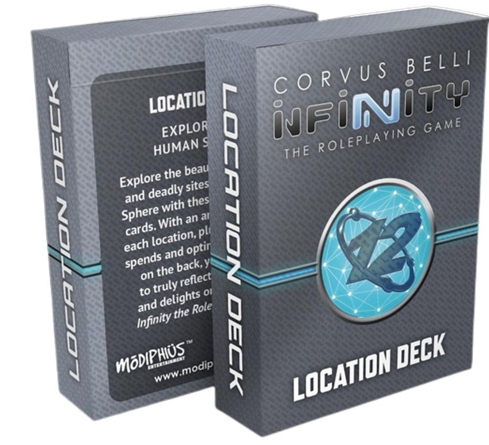Infinity: Location Deck Modiphius Entertainment MUH050275 | Wayland Games
