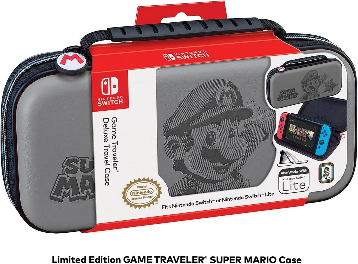 Switch Official Case Grey - NS NACON NSAEACBBN11068 | Wayland Games