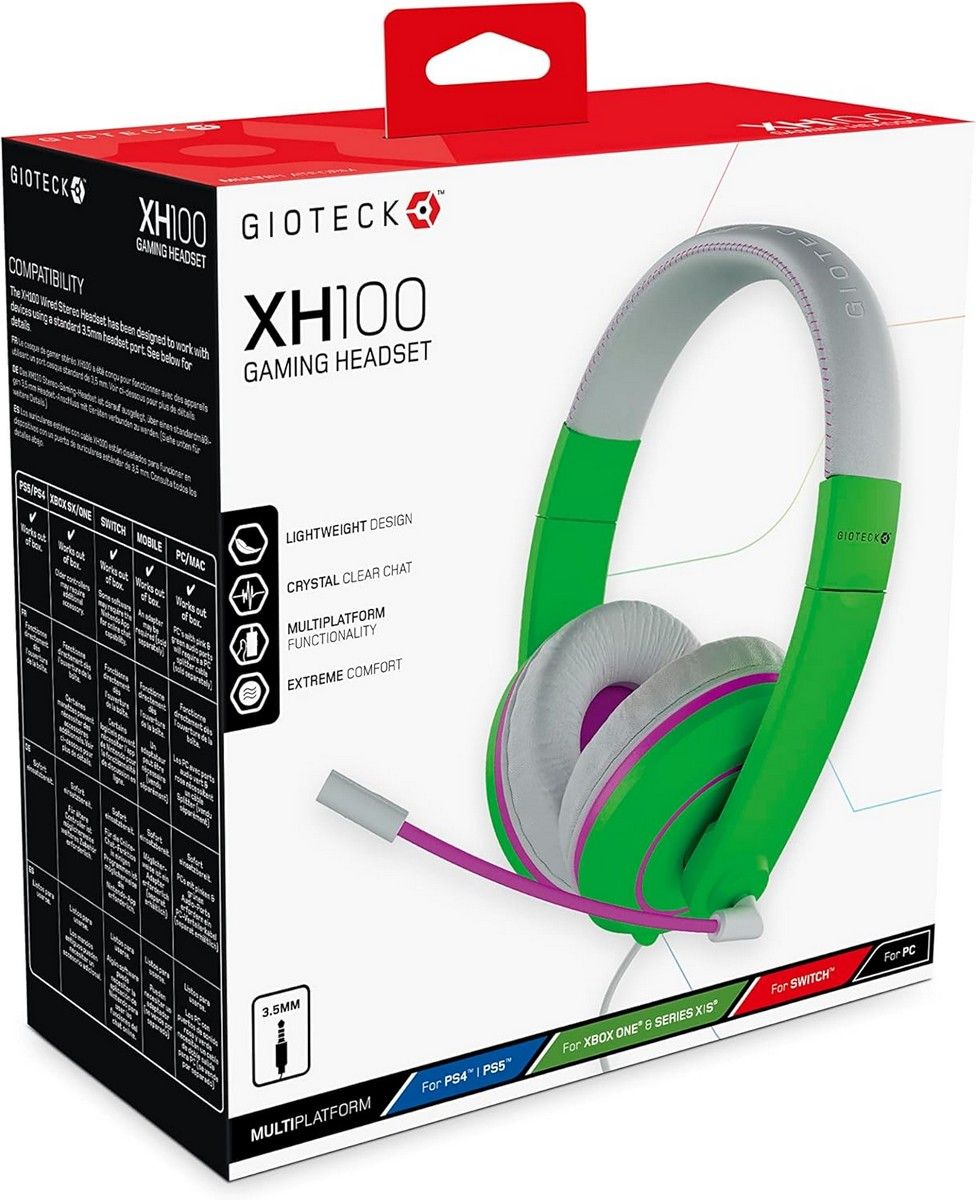 Wired Pink & Green Headset - NS FREEMODE GO LTD GOO011 | Wayland Games
