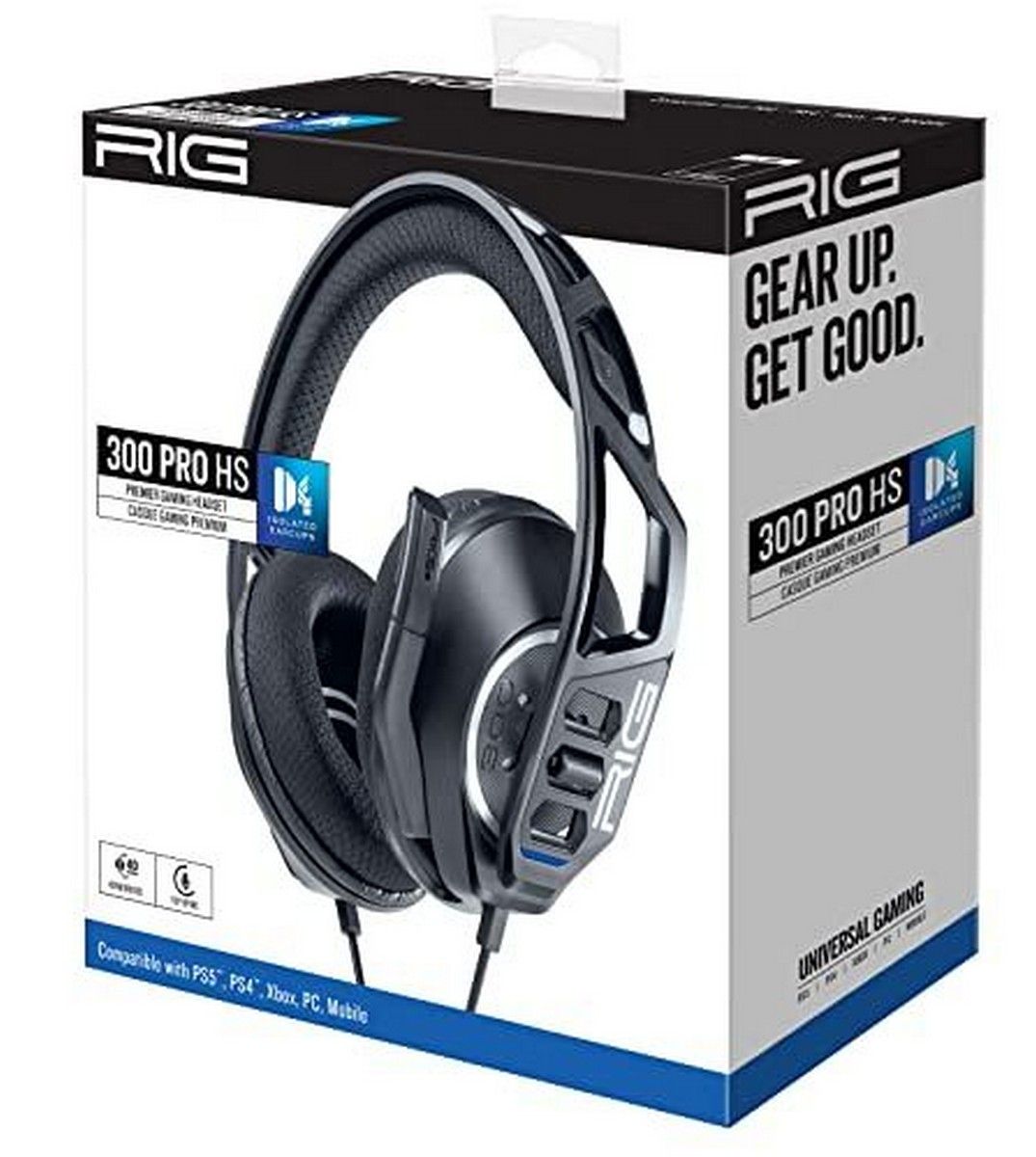 RIG 300 Black Headset - PS5 NACON BIG017 | Wayland Games