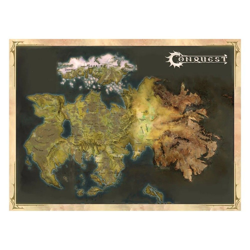 Conquest Cloth Map of EA PBW1037 | Wayland Games