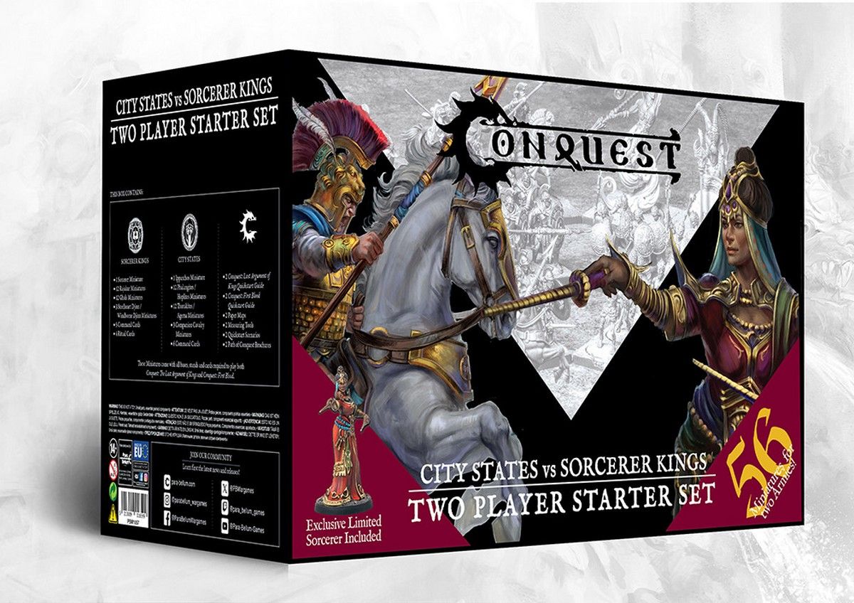 Conquest Two Player Starter Set - Sorcerer Kings vs City States ...