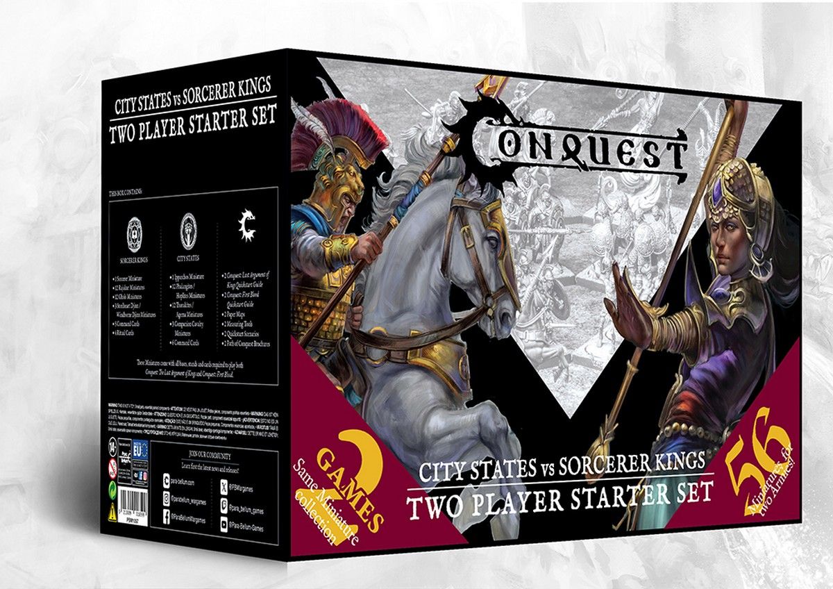 Conquest Two Player Starter Set - Sorcerer Kings vs City States ...
