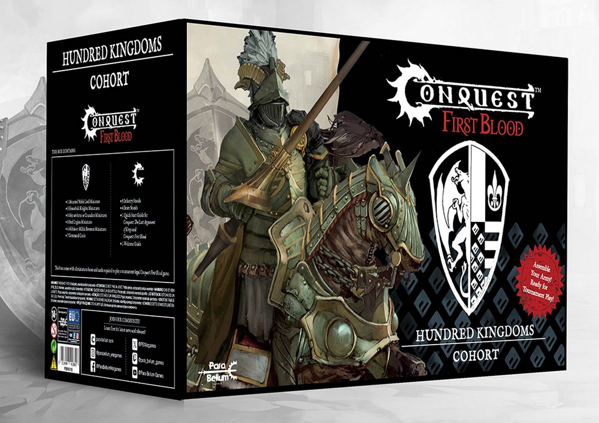 Hundred Kingdoms: Conquest First Blood Cohort Starter Set Para Bellum ...
