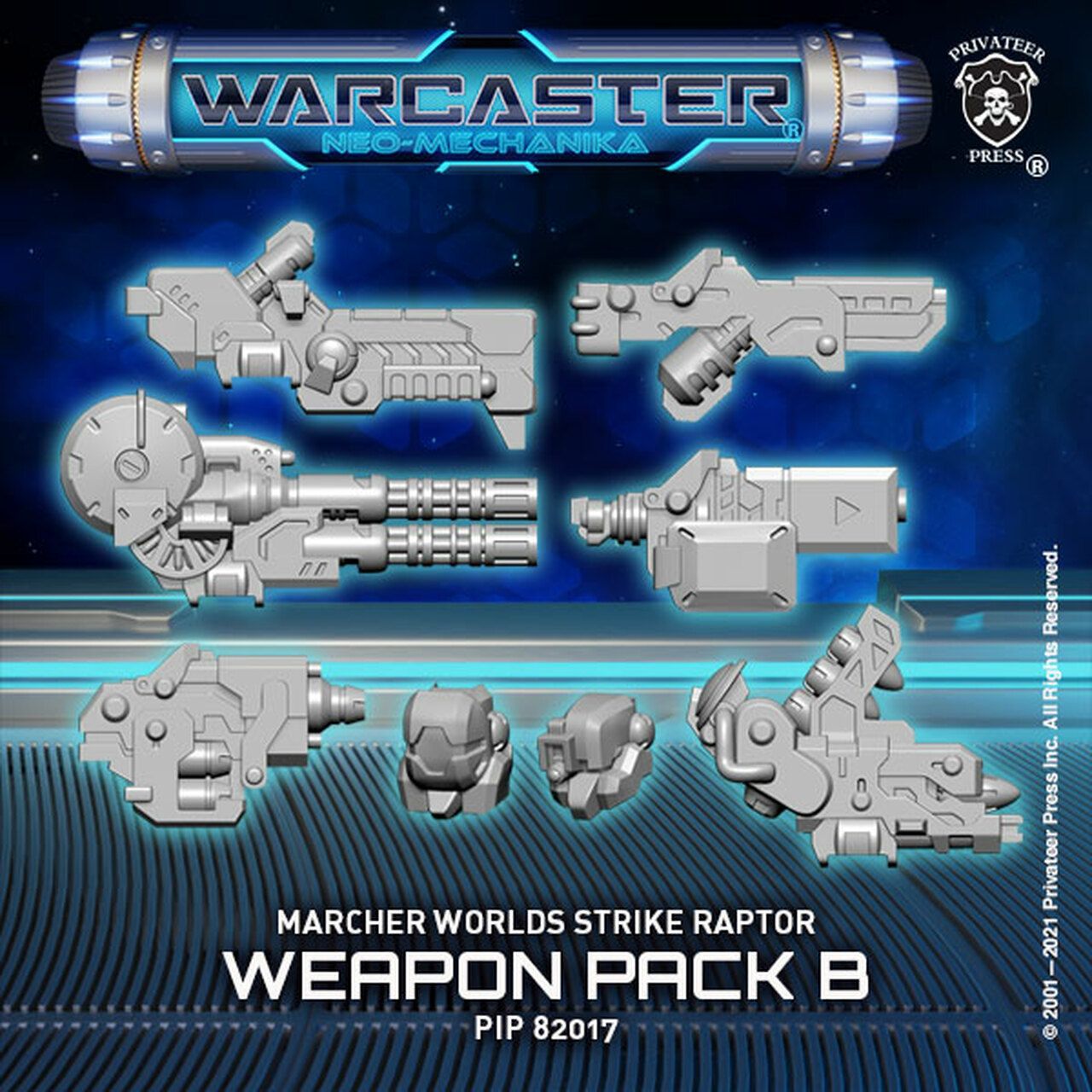 Strike Raptor B Weapon Pack Privateer Press 82017 | Wayland Games