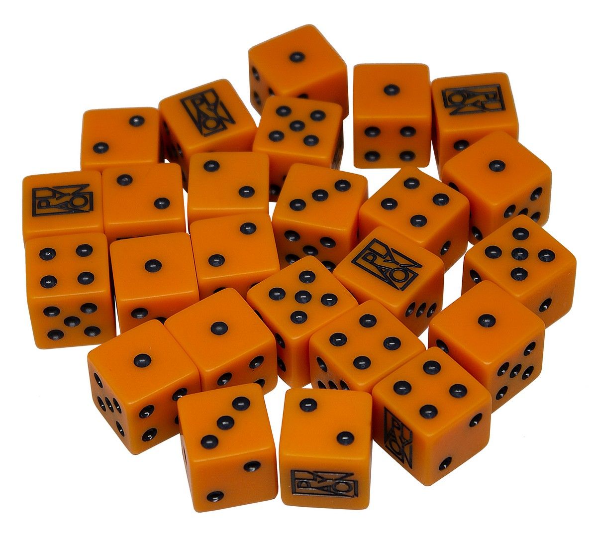 Play On Tabletop - Official Orange Dice Set x 25 Play On Tabletop | Wayland Games