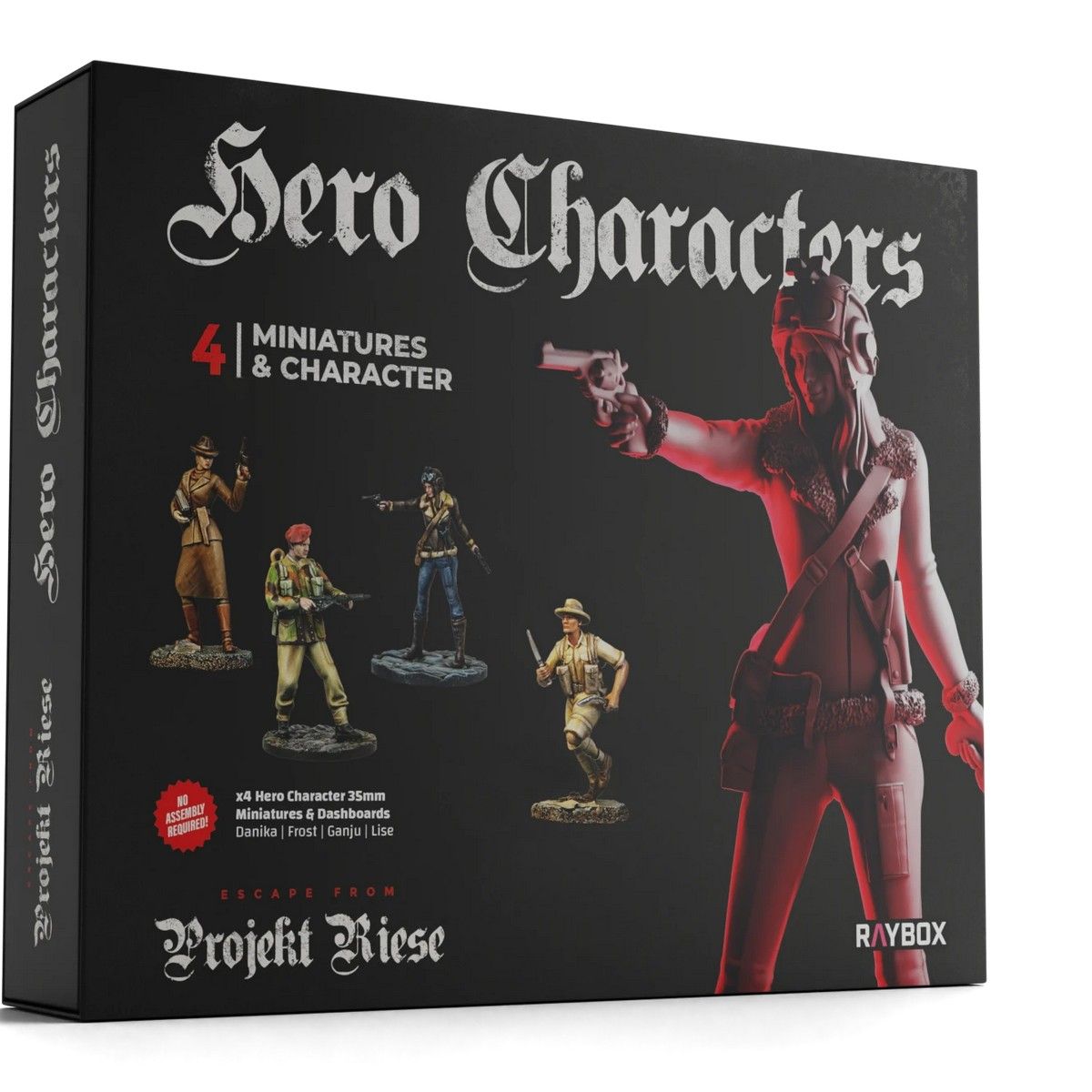 Escape from Projekt Riese - Hero Characters PU-EFPR254M | Wayland Games