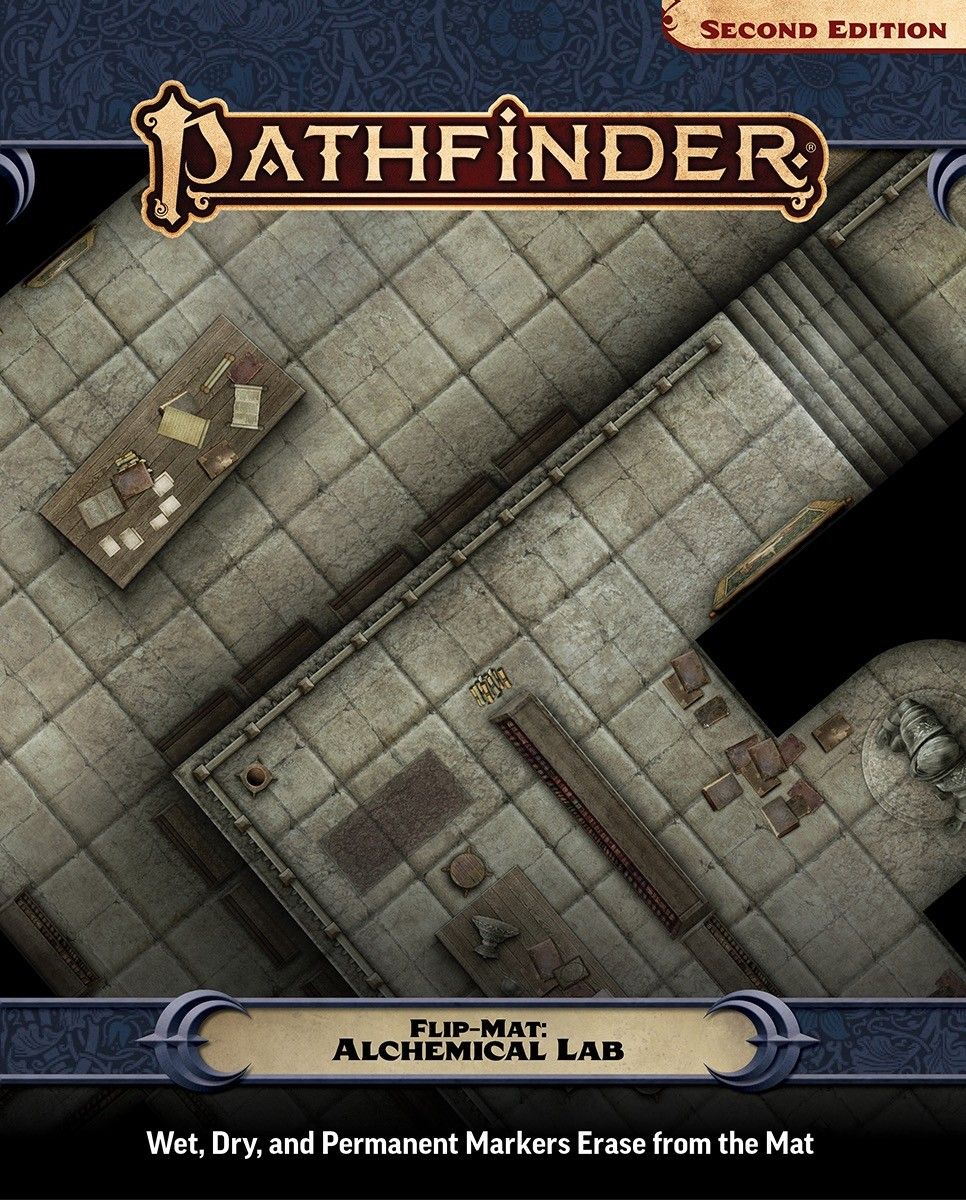 Pathfinder Flip-Mat: Alchemical Lab - 2E Paizo Publishing PZO11025FM ...
