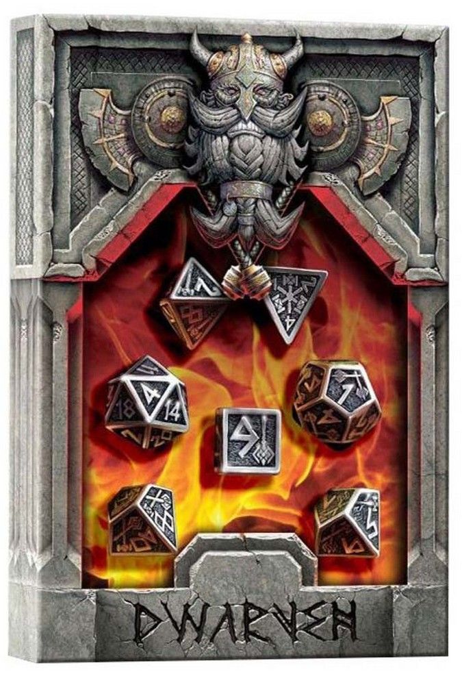 Metal Dwarven Dice Set Metal Dwarven Dice Set (7) BOX SMDW01 | Wayland ...