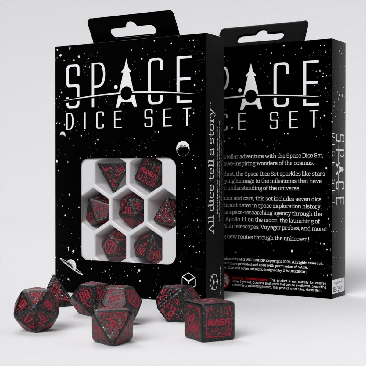 Space Dice Set: Voyager Q Workshop SSPA01 | Wayland Games