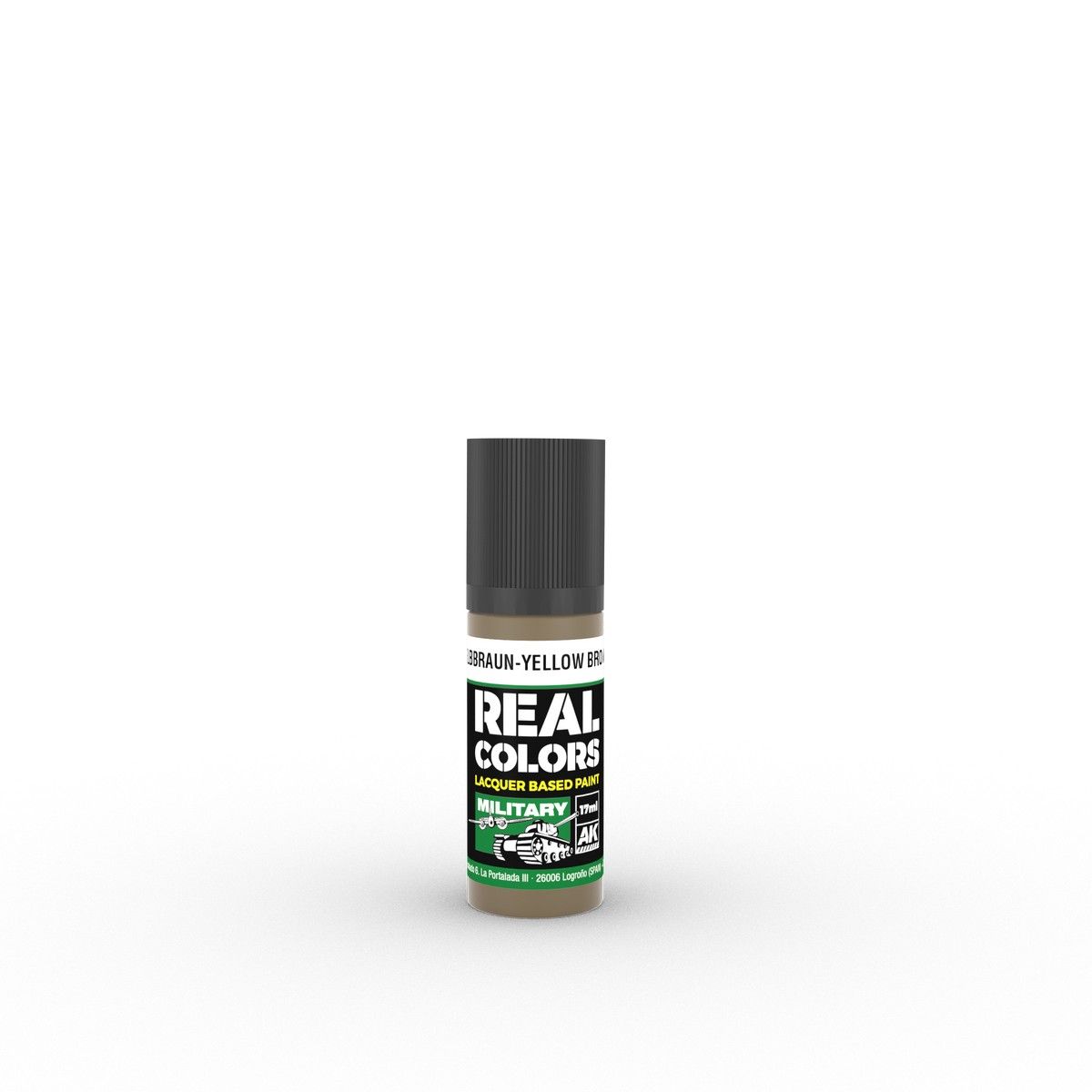 Real Colors Military: Gelbbraun-Yellow Brown RAL 8000 17ml | Wayland Games