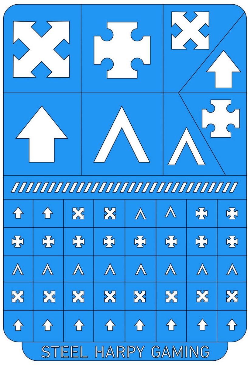 Steel Harpy Gaming: Squad Marking - Vinyl Stencil Steel Harpy Gaming | Wayland Games