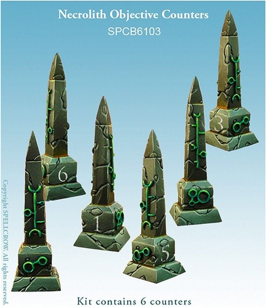 Necrolith Objective Counters Spellcrow SPCB6103 | Wayland Games
