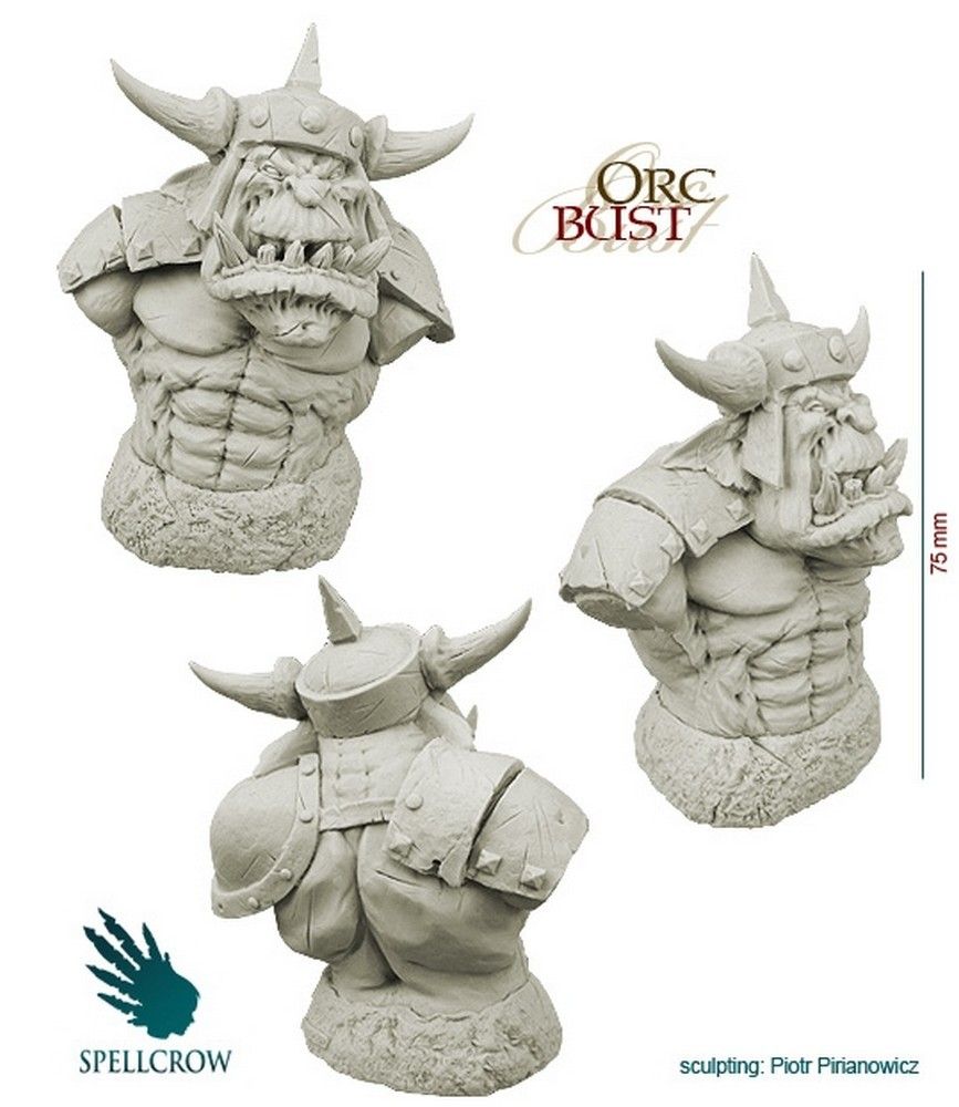 Orc Bust Spellcrow SPCH0010 | Wayland Games