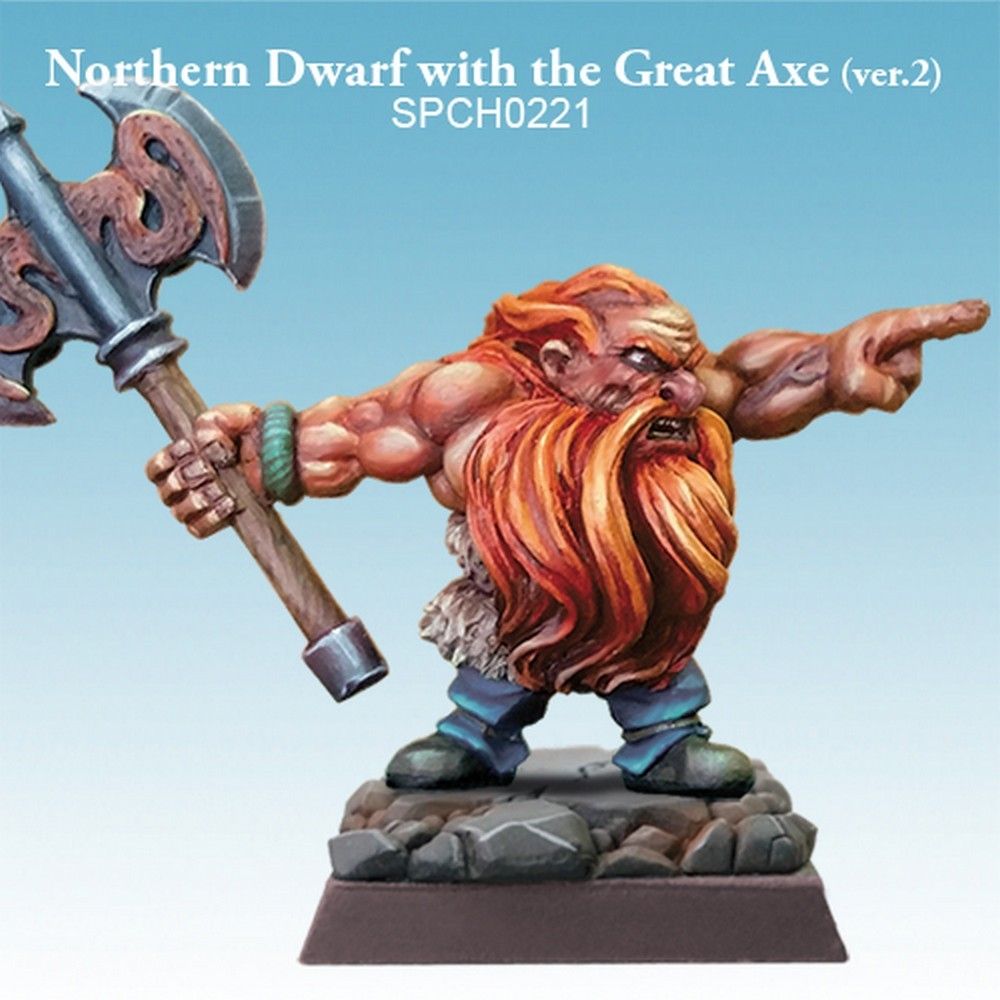 Northern Dwarf with the Great Axe v.2 Spellcrow SPCH0225 | Wayland Games