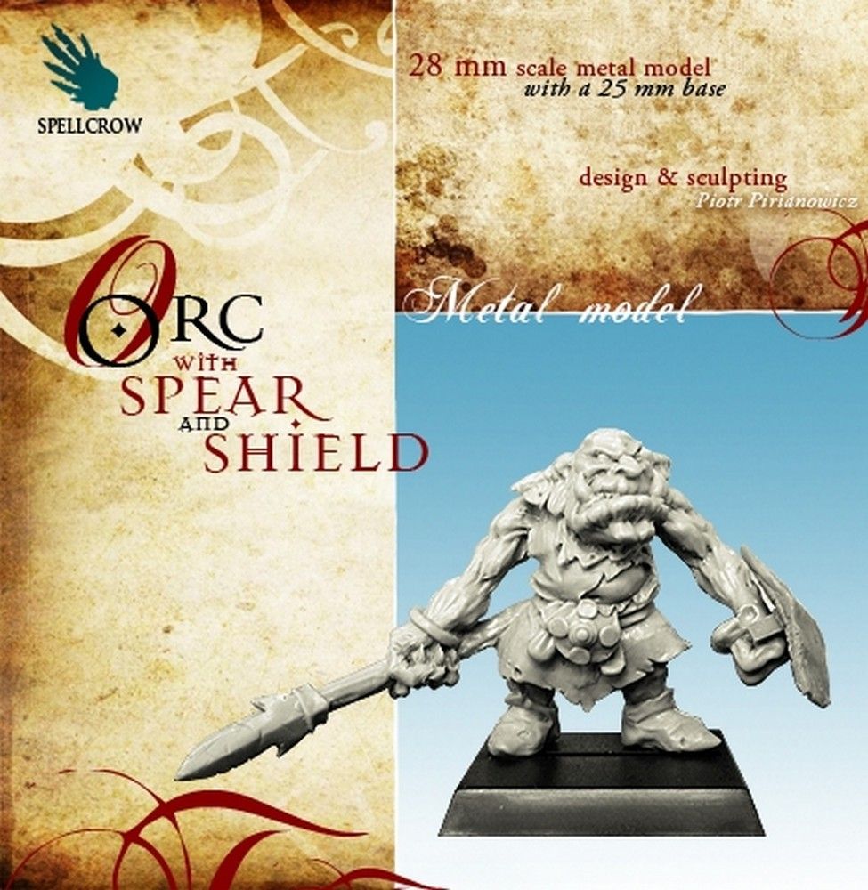 Orc with Spear and Shield Spellcrow SPCH0608 | Wayland Games