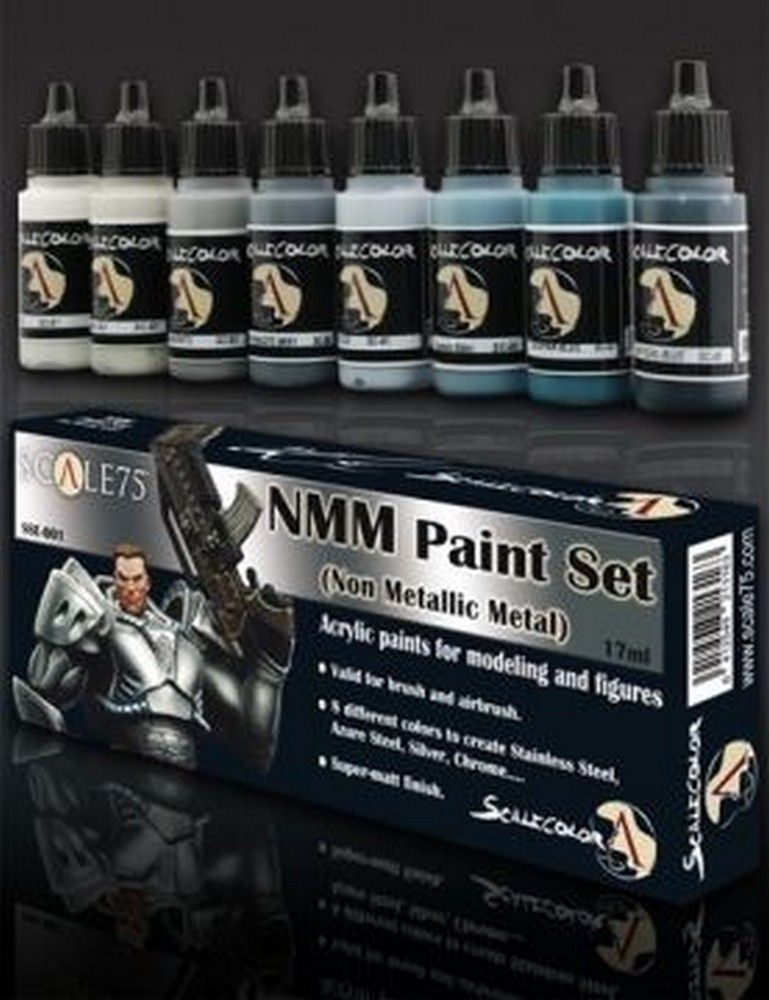 Scalecolor: Non-Metallic Metal Paint Set - Steel Scale 75 SSE-001 ...