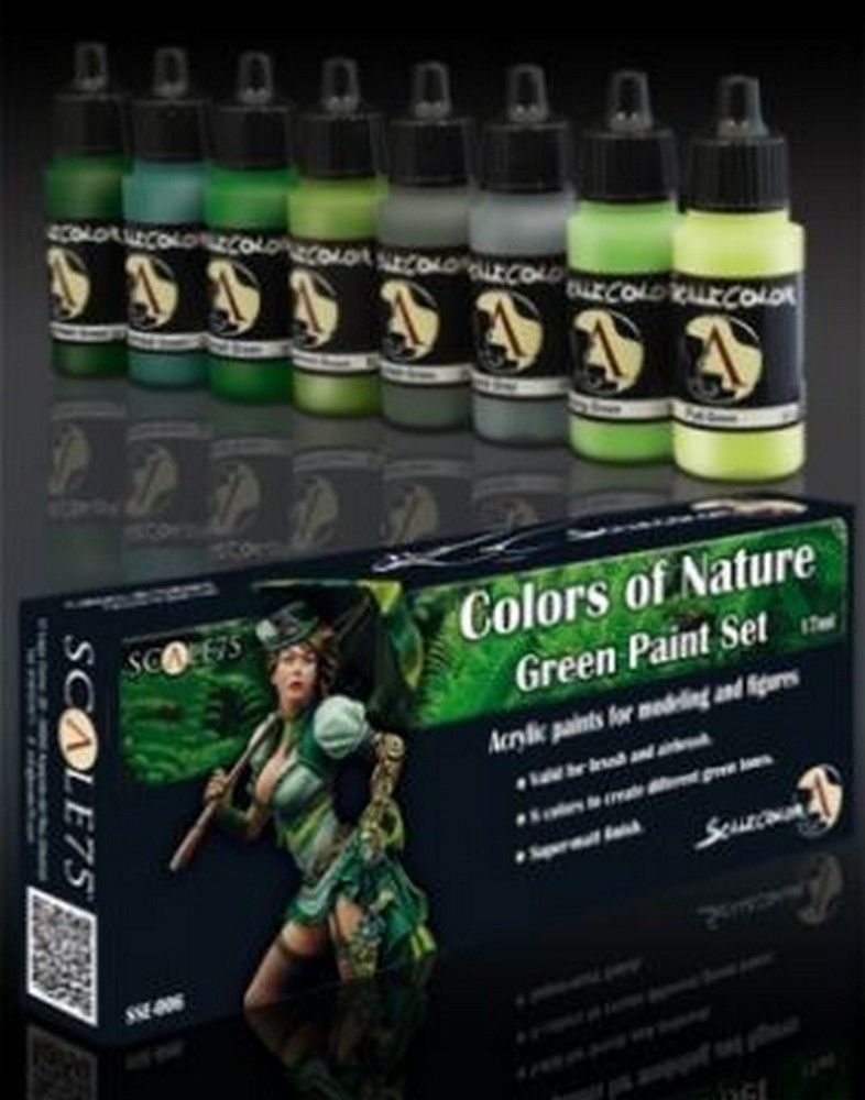 Scalecolor: Colors of Nature Green Paint Set Scale 75 SSE-006 | Wayland ...
