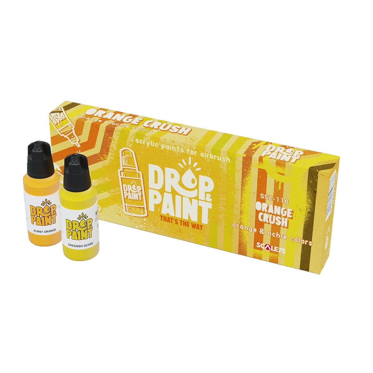 Drop & Paint: Orange Crush Set Scale 75 SSE-116 | Wayland Games