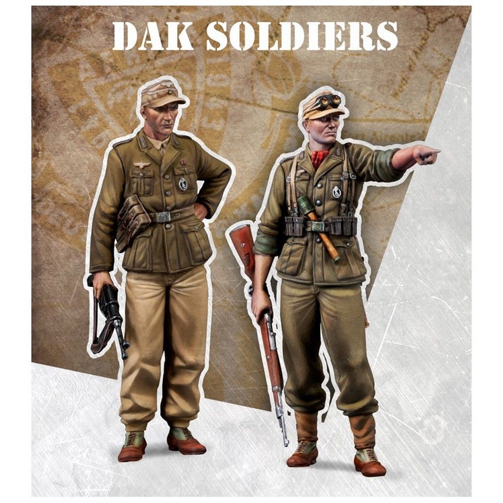 DAK soldiers - 48mm Scale Scale75 SW48-002 | Wayland Games