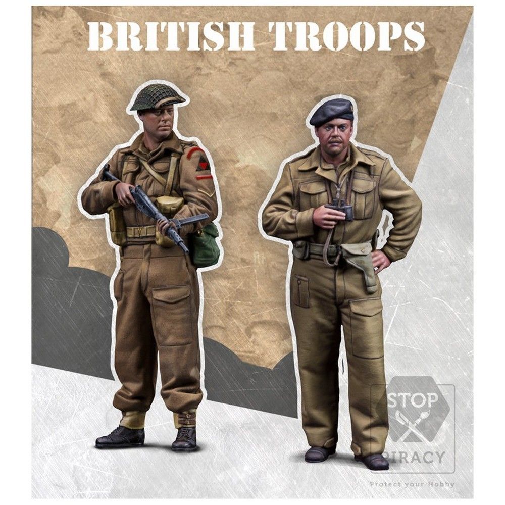 British Troops - 48mm Scale Scale75 SW48-010 | Wayland Games