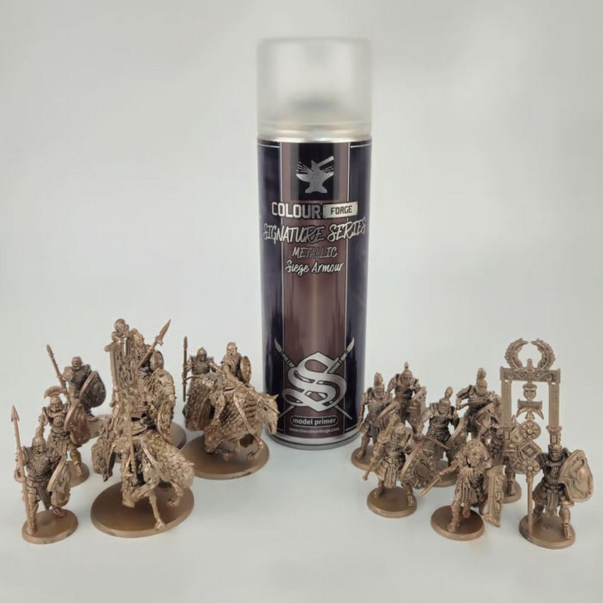Colour Forge Spray: Signature Series - Siege Armour (500ml) | Wayland Games