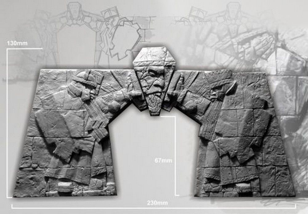 Dwarven Gate Terrain Scibor Miniatures TEDR0009 | Wayland Games