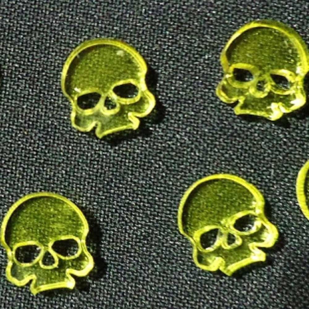 Yellow Skulls (Translucent) TTCombat TTCM03 | Wayland Games