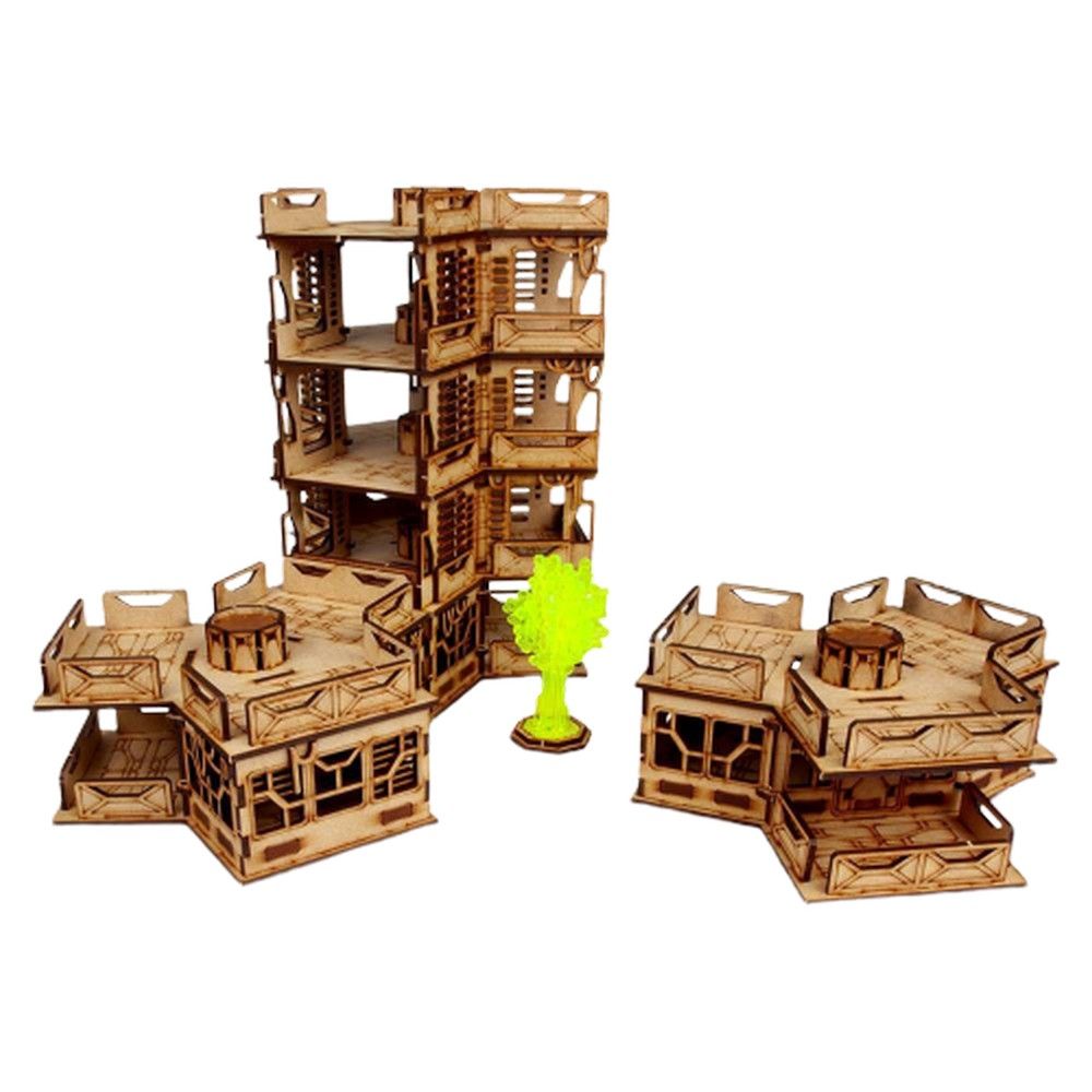 Tri Building Complex TTCombat TTSCW-SFU-083 | Wayland Games