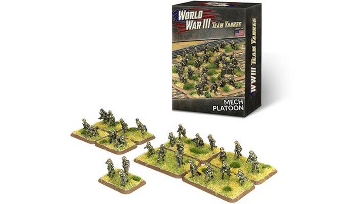 American Mech Platoon Battlefront Miniatures TUBX29 | Wayland Games