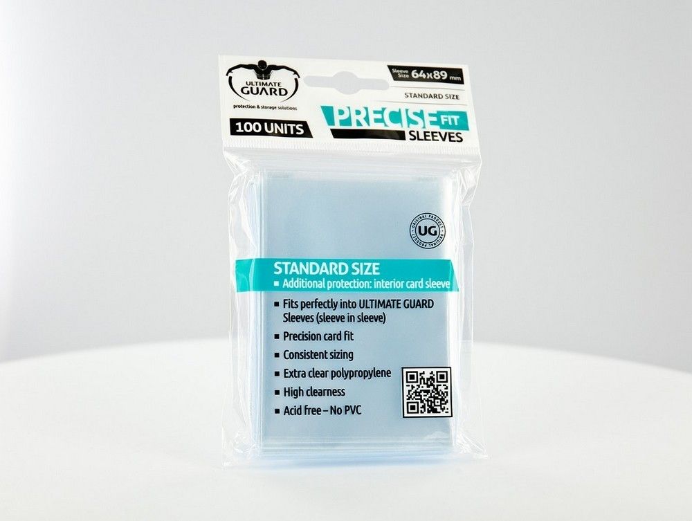 Ultimate Guard: Precise-Fit Sleeves Standard Size Transparent | Wayland ...