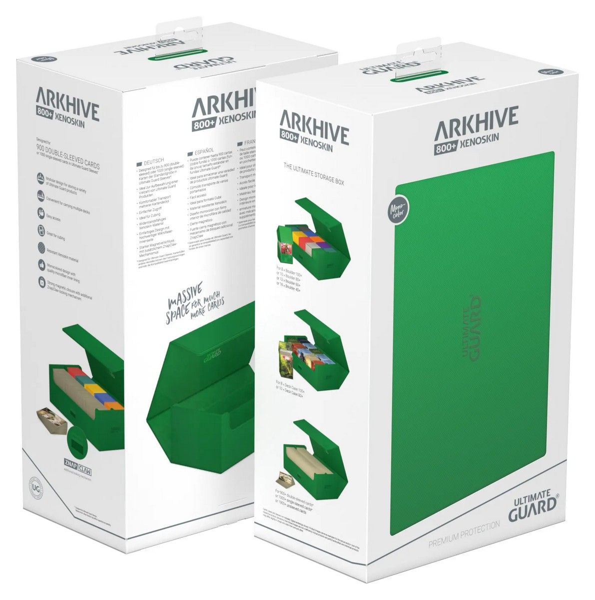 Ultimate Guard: Arkhive 800+ XenoSkin Monocolor Green Ultimate Guard ...