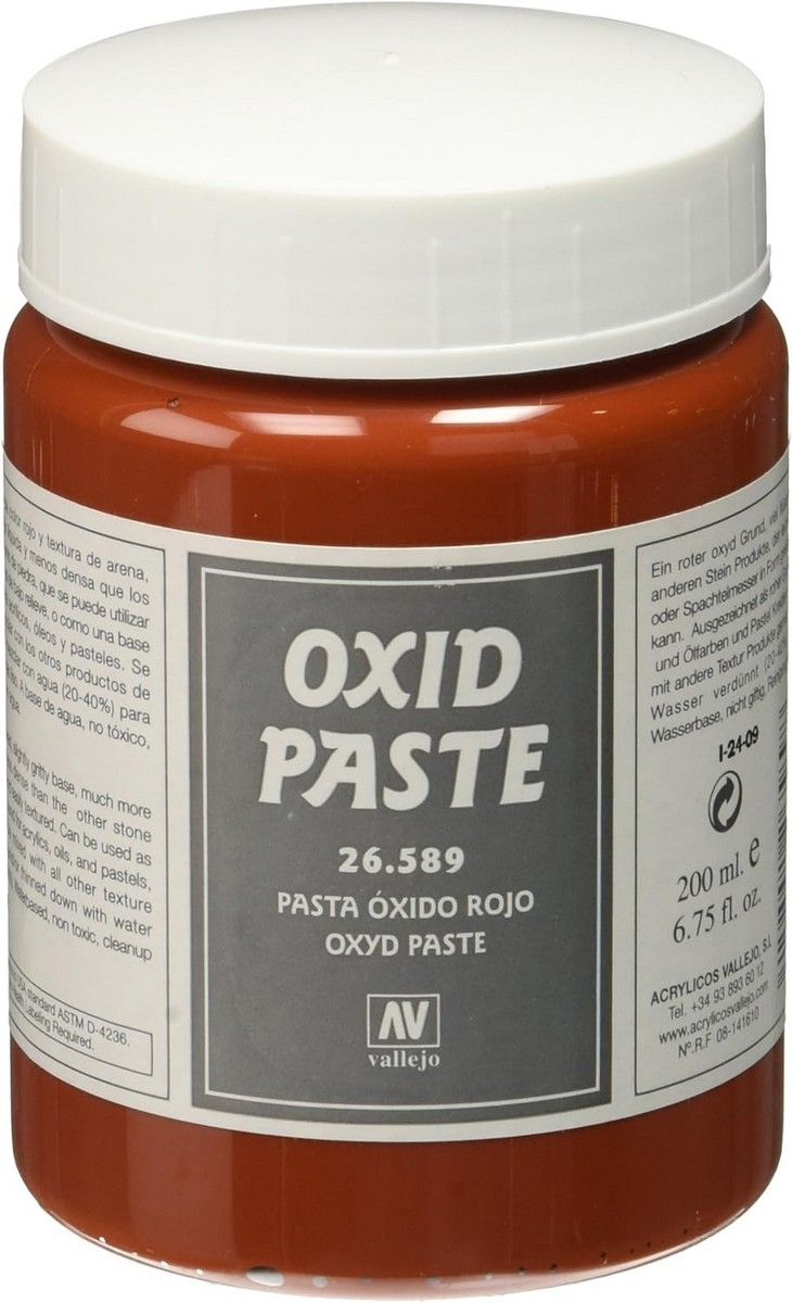 Stone Textures - Red Oxide Paste 200ml VAL26589 | Wayland Games