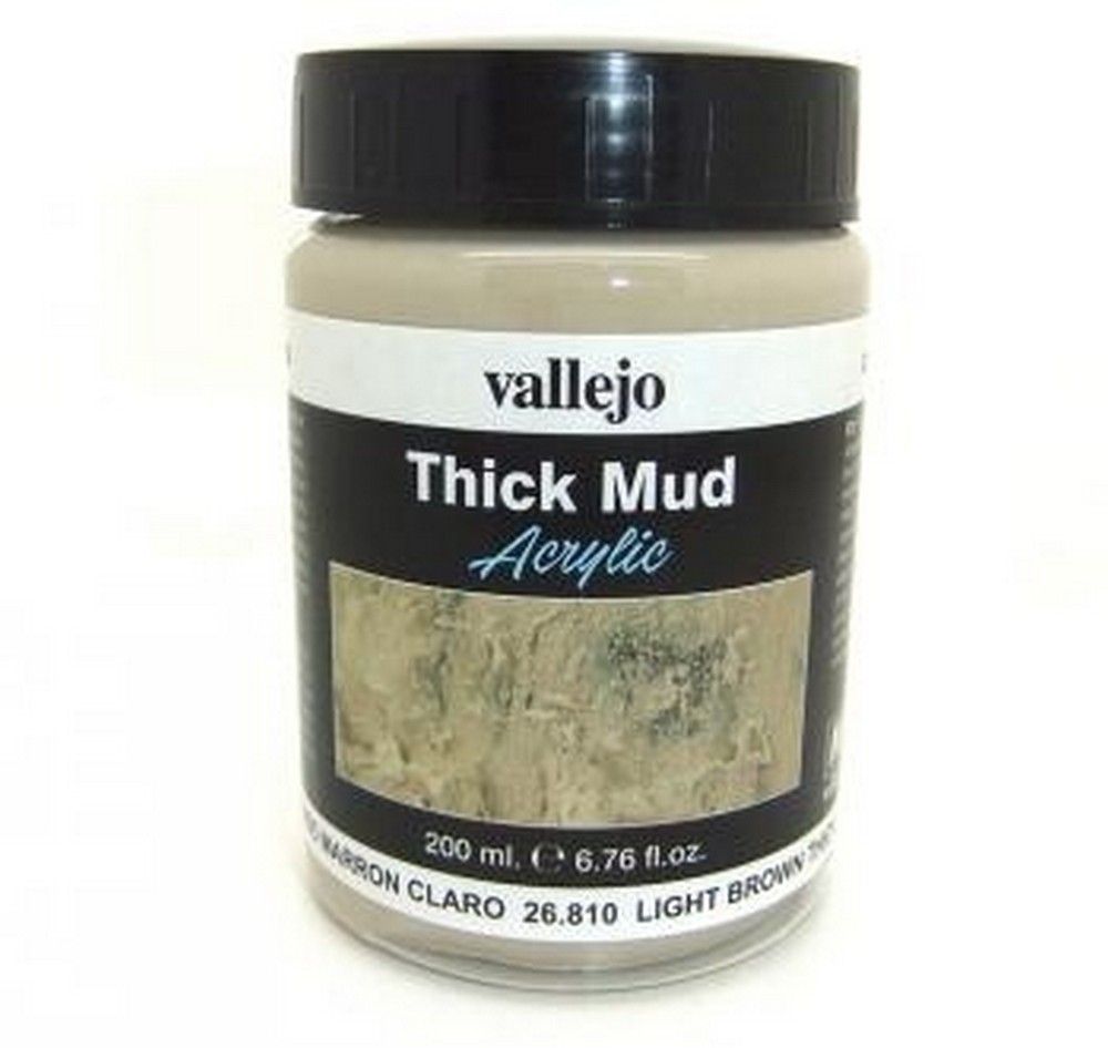 Weathering Effects - Light Brown Thick Mud - 200ml Vallejo VAL26810 ...