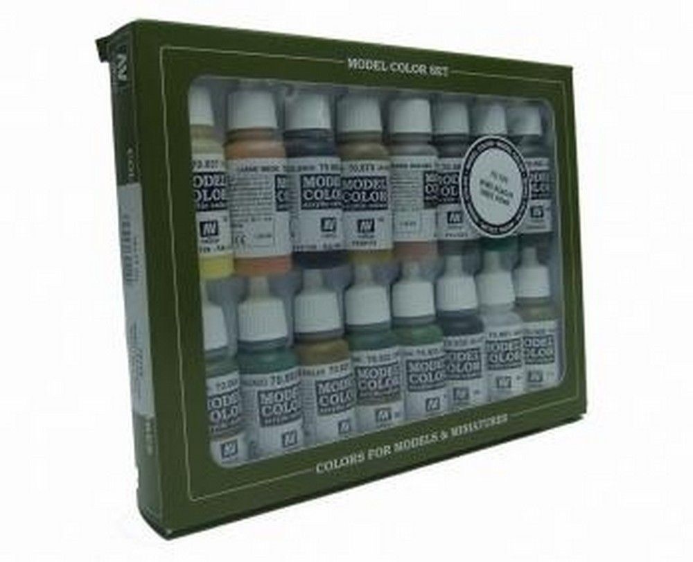 Model Color Set - WWII Allies (x16) Vallejo VAL70109 | Wayland Games