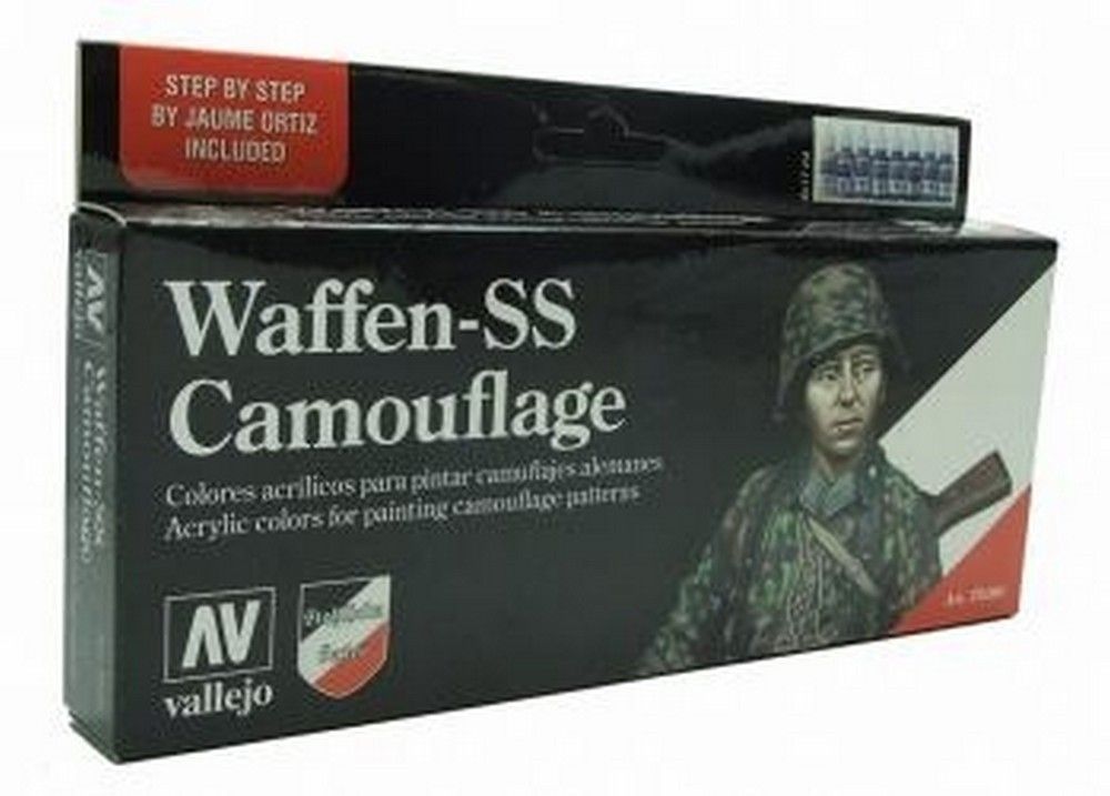 Vallejo Model Color - Waffen SS Camouflage Paint Set Vallejo VAL70180 ...