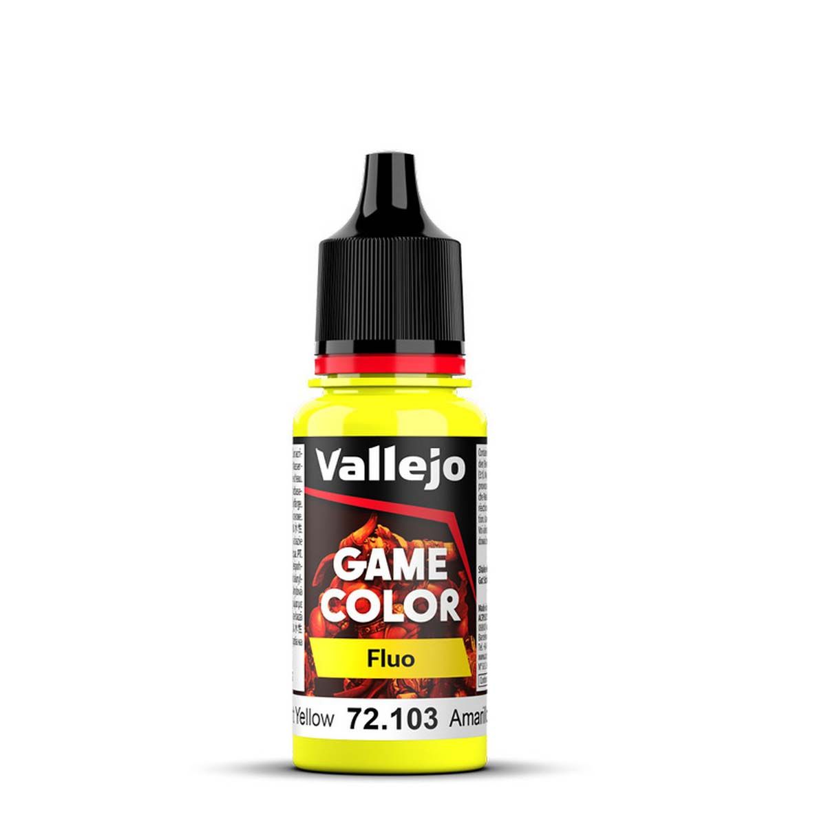 Vallejo Game Color - Fluo Yellow - 17ml Vallejo VAL72103 | Wayland Games