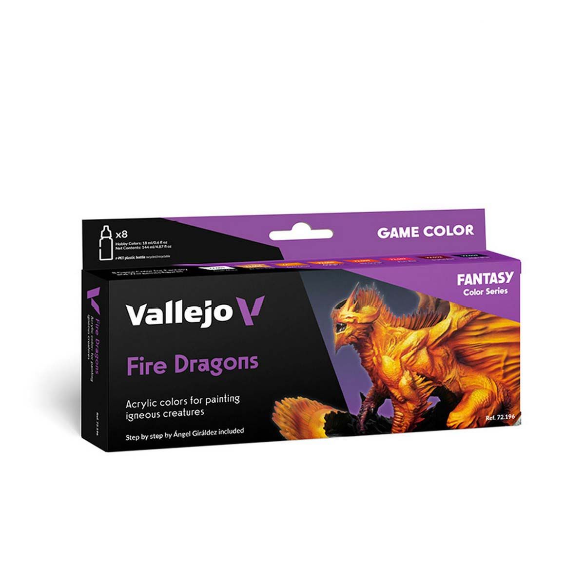 Game Color Set - Fire Dragons Vallejo | Wayland Games