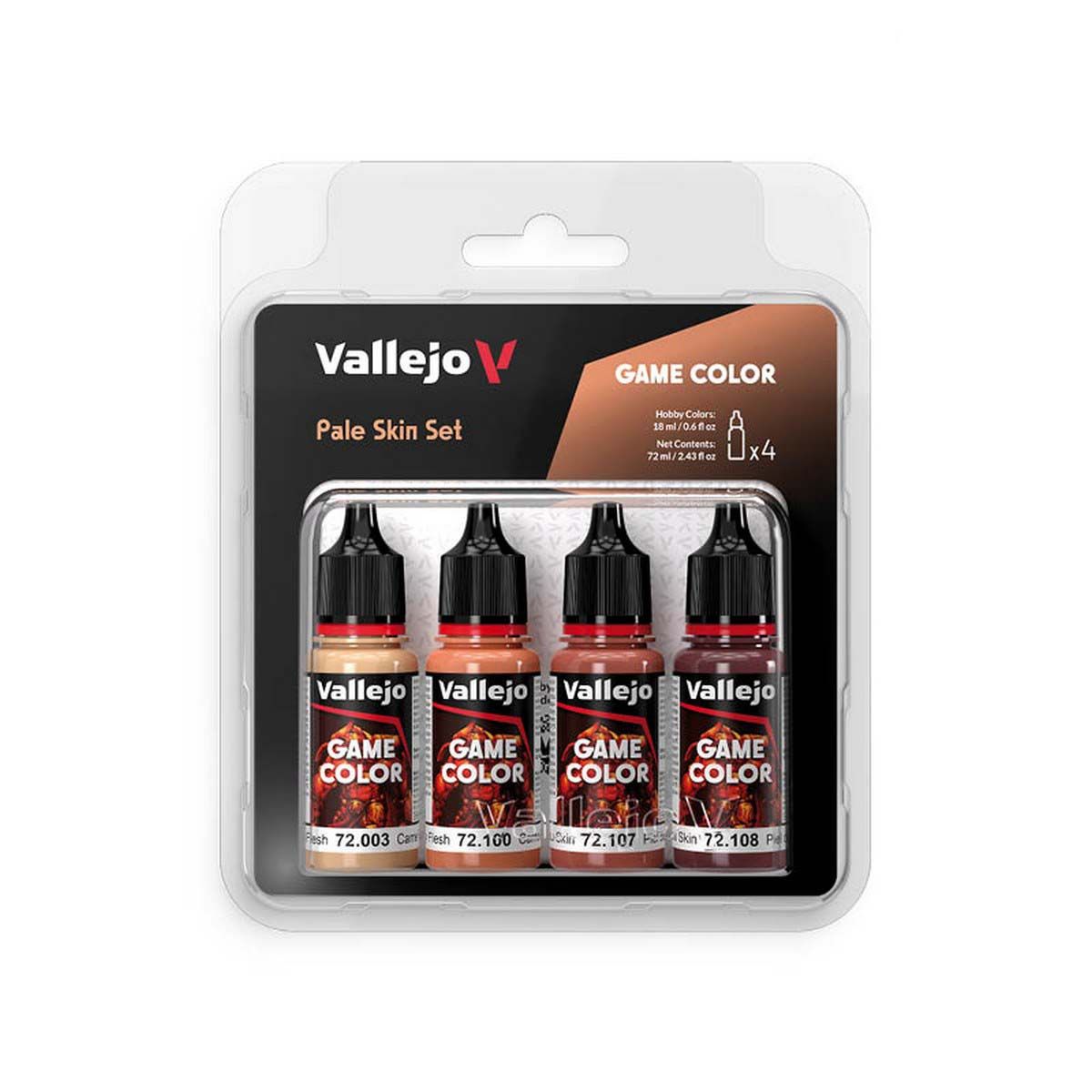 Vallejo Game Color - Pale Skin Colors Set Vallejo VAL72379 | Wayland Games