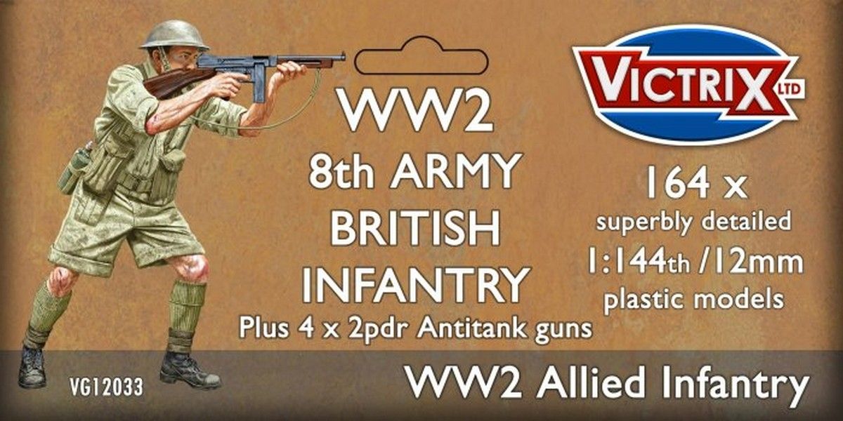 WW2 8th Army British Infantry Victrix VG12033 | Wayland Games