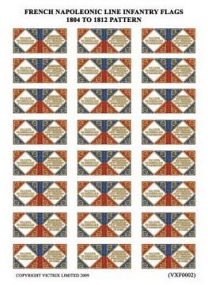French Set of Regimental Colours Victrix VXF0002 | Wayland Games