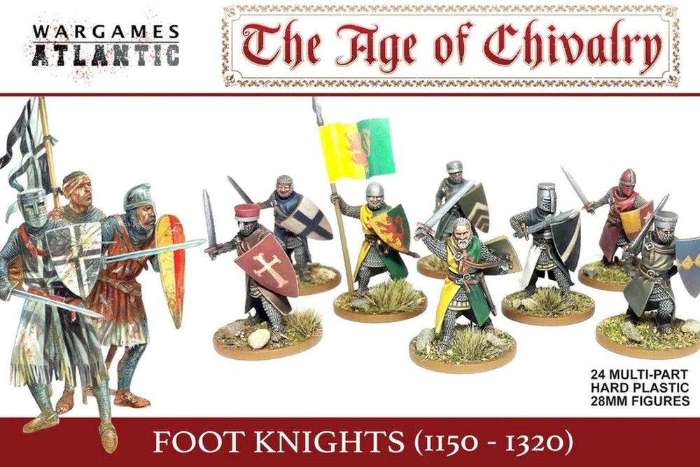 Foot Knights (1150-1320) Wargames Atlantic WAAAC001 | Wayland Games