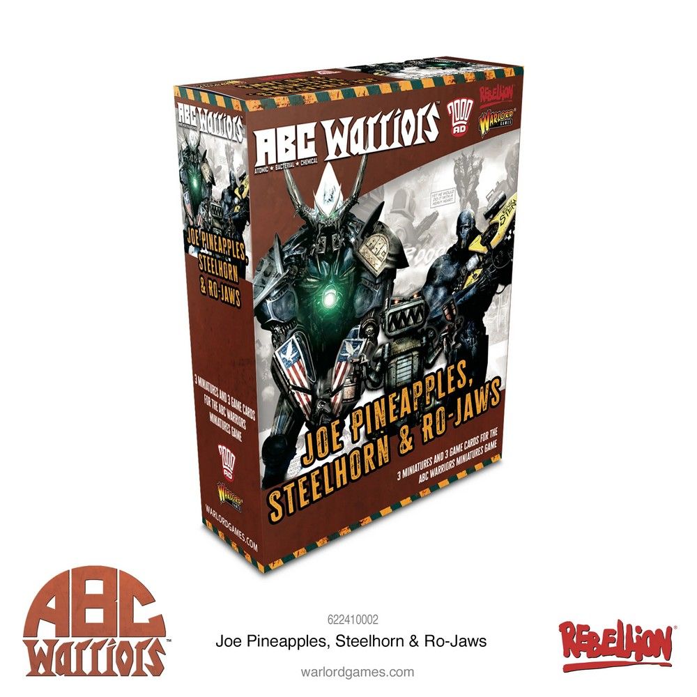 ABC Warriors: Joe Pineapples, Steelhorn & Ro-Jaws Warlord Games ...