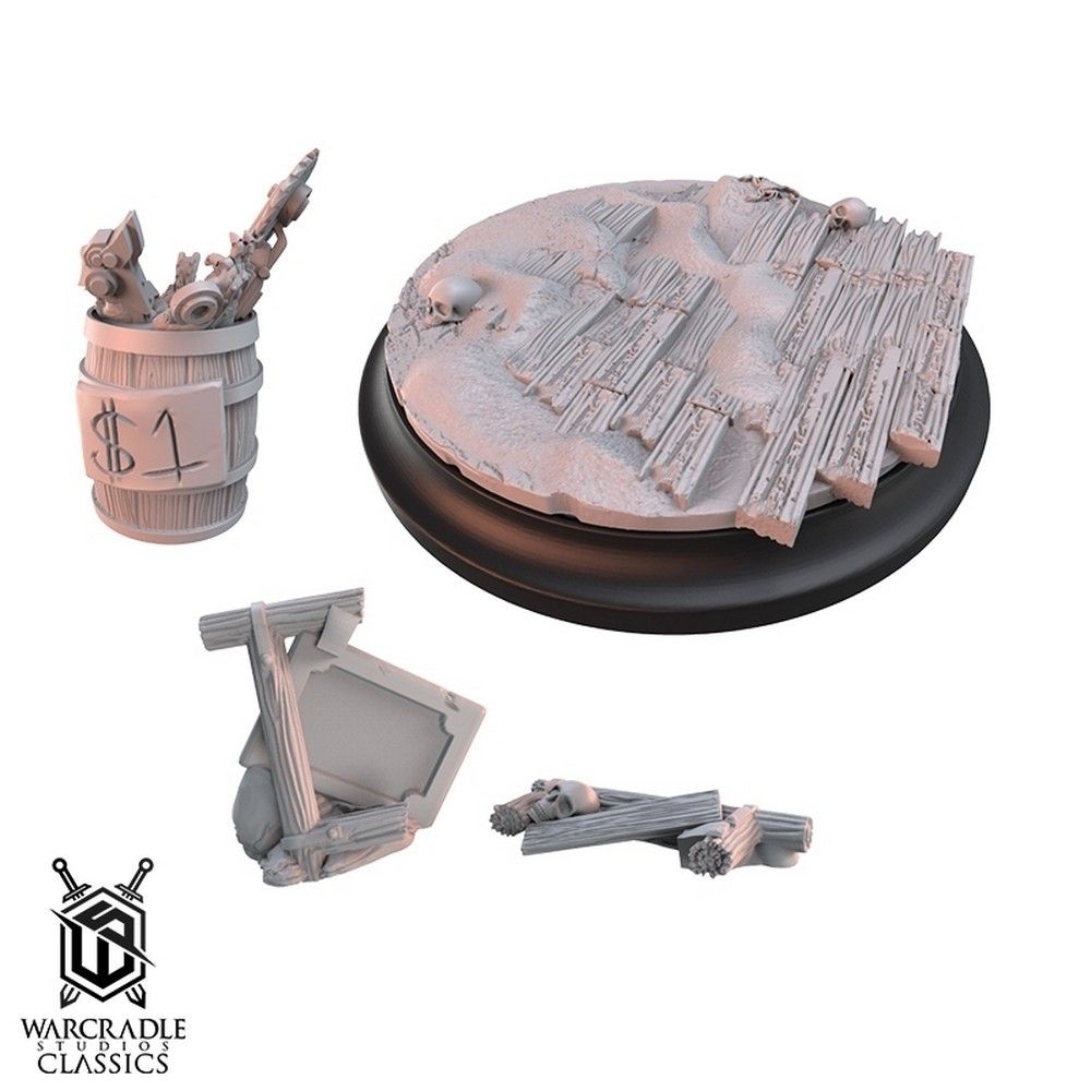 Warcradle Classics - Red Oak Large Base Topper Set & Scatter Terrain ...