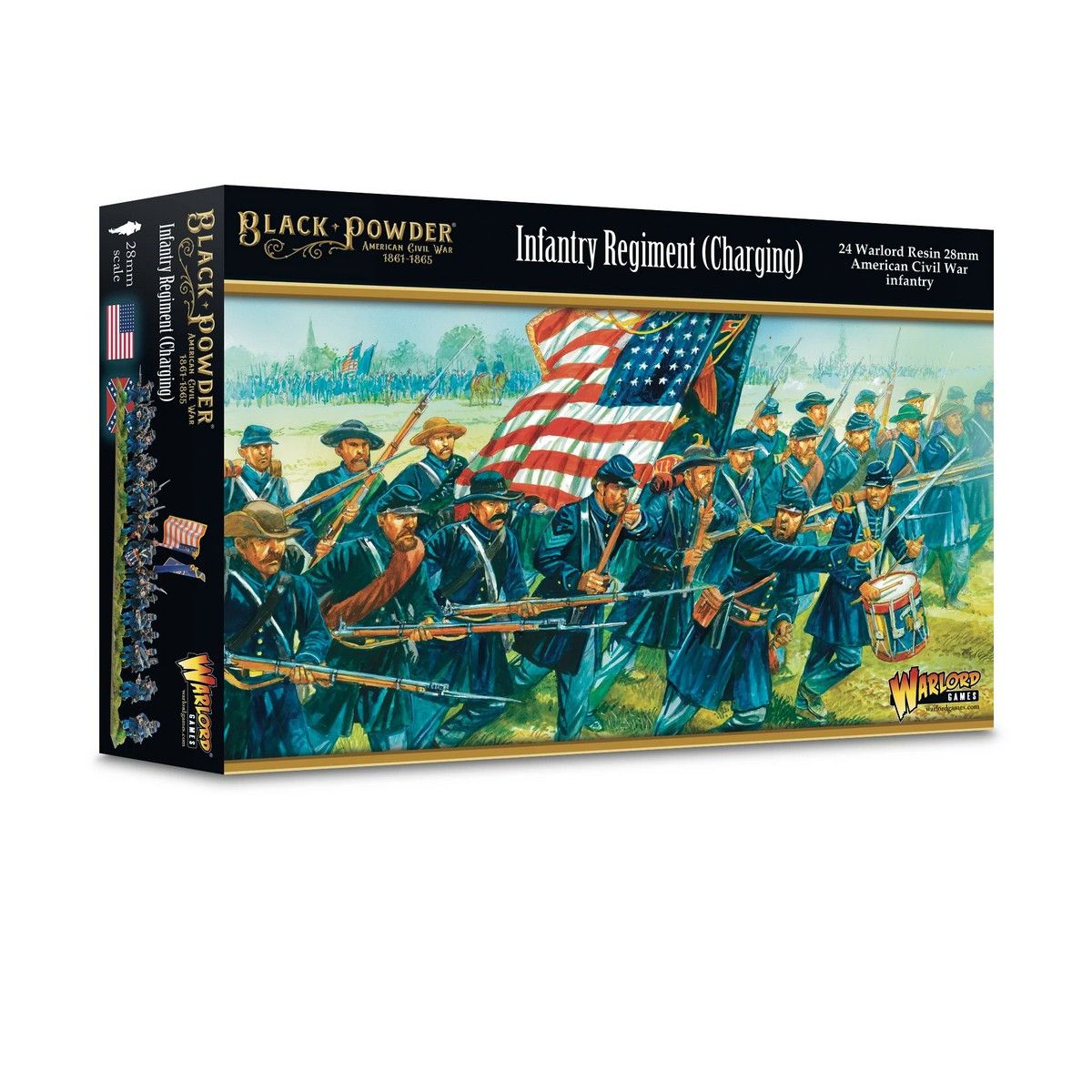 American Civil War: Infantry Regiment (Charging) Warlord 302414001 ...