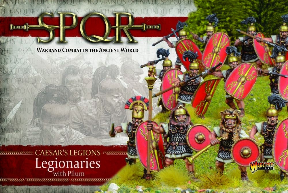 SPQR: Caesar's Legions - Legionaries with Pilum Warlord Games | Wayland ...