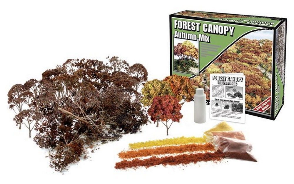 Autumn Mix Forest Canopy Woodland Scenics WF1663 | Wayland Games