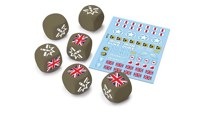 U.K. Dice & Decal Battlefront Miniatures WOT13 | Wayland Games