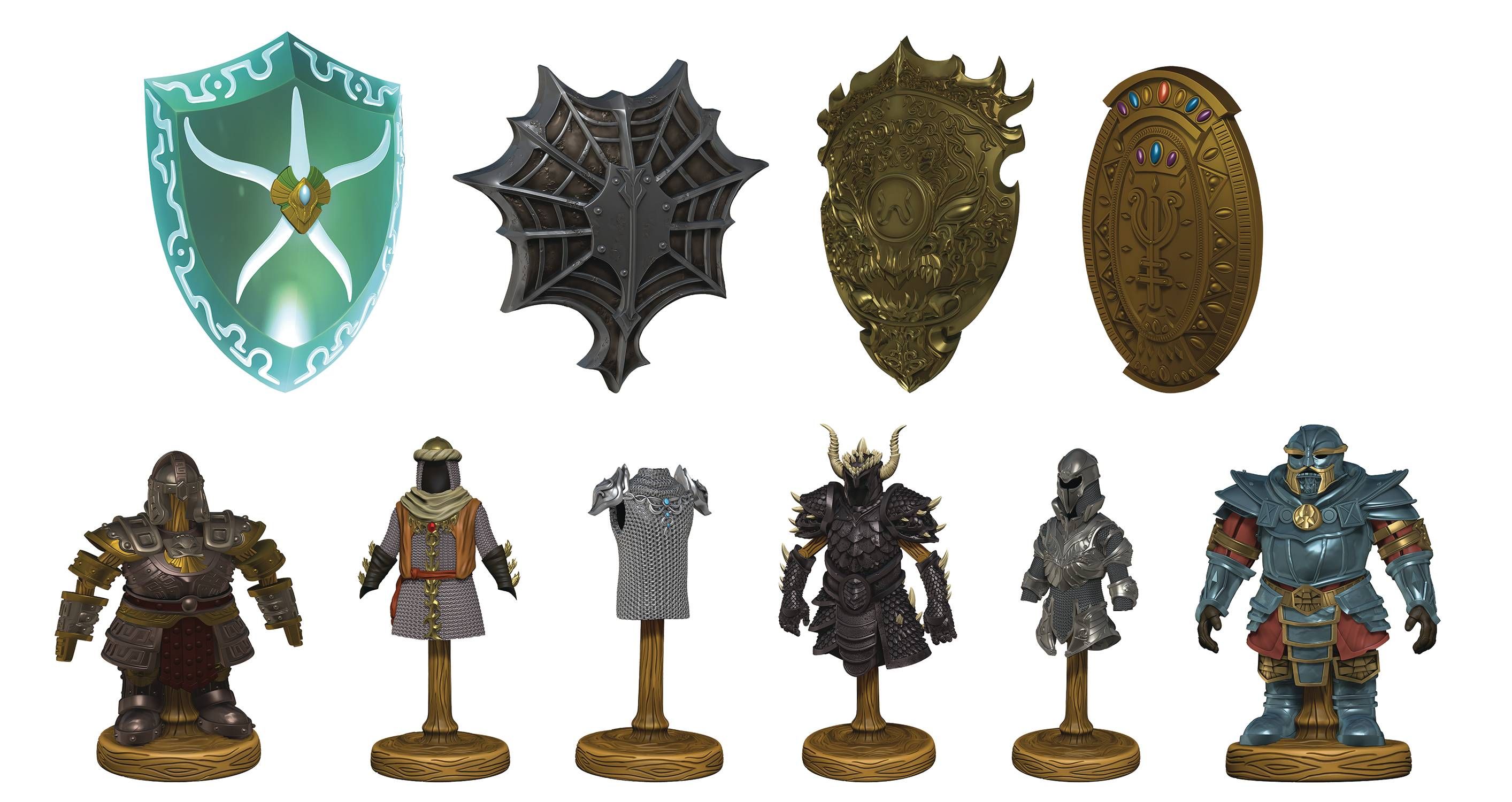 D&D Icons of the Realms Miniatures: Magic Armor Tokens Wizkids ...